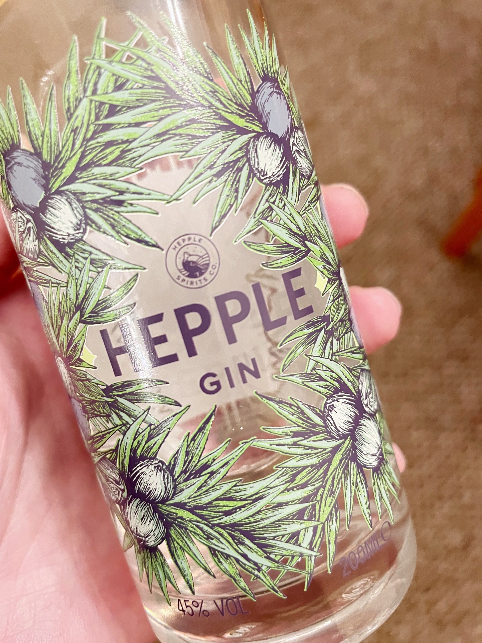 Gin Review:- Hepple Gin