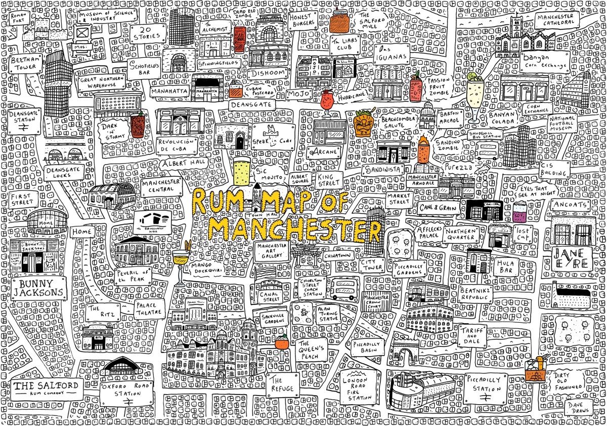 The Rum Map of Manchester has landed!
